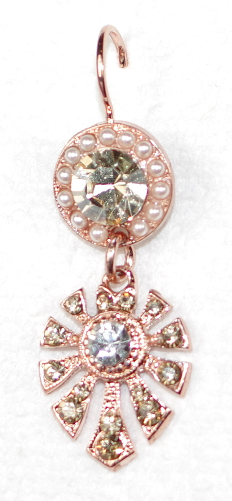 MARIANA EARRINGS DUNAWAY BUTTER PECAN : pearl, blue, taupe stones in 1 ...